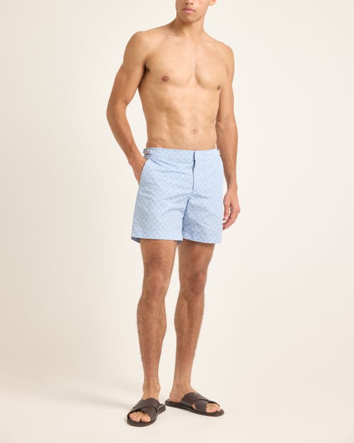 ORLEBAR BROWN Orlebar Brown Bulldog Exclusive-Print Mid-Length Swim Shorts